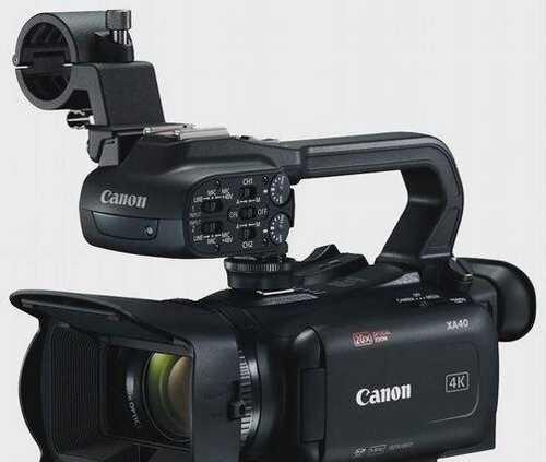 Видеокамера Canon XA40 черный (гарантия)
