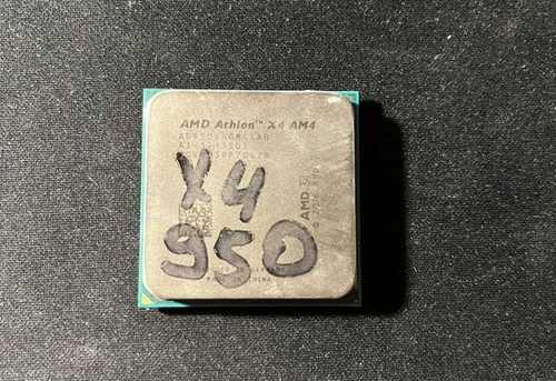 Процессор AMD Athlon X4 950 AM4, 4 x 3500 мгц, OEM