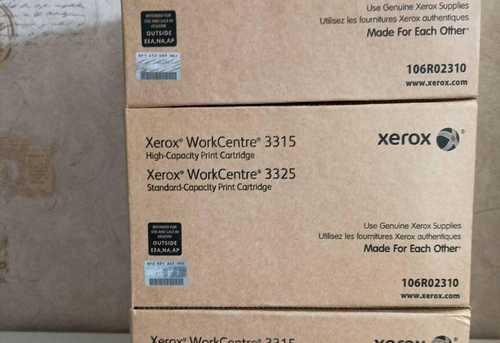 Картридж Xerox 106R02310 оригинальный