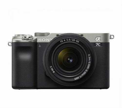 Фотоаппарат системный Sony Alpha A7C Silver Kit FE