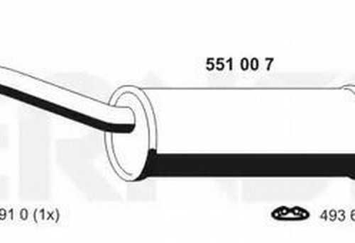 Opel astra h 04.07- :бампер передний (грунтованный