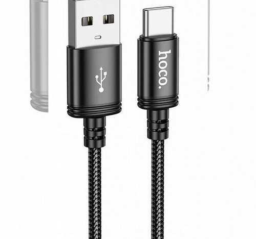 Кабель Hoco X89 Fast Charging USB - Type-C, 3а, 1м - черный