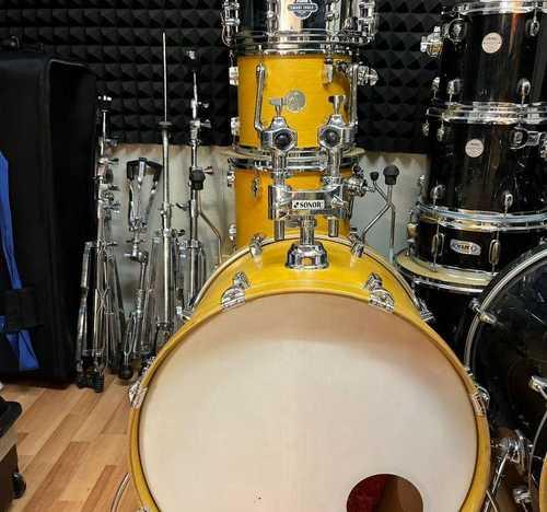 5 стоек Sonor2005 Birch ударная установка барабаны