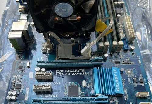 Intel core i5 3570k, Gigabyte Z77 ds 3H, RAM 32Gb