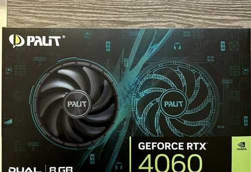 Новая видеокарта Palit GeForce RTX 4060 Dual