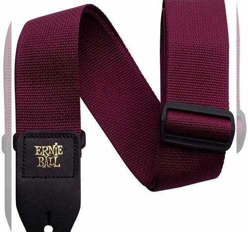 Ernie ball 4047 PolyPro Burgundy - Ремень для гитары