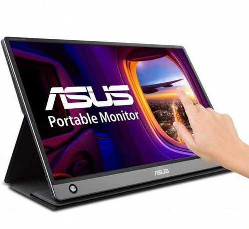 Монитор Asus MB16AMT portable 15.6" DarkGrey (90LM