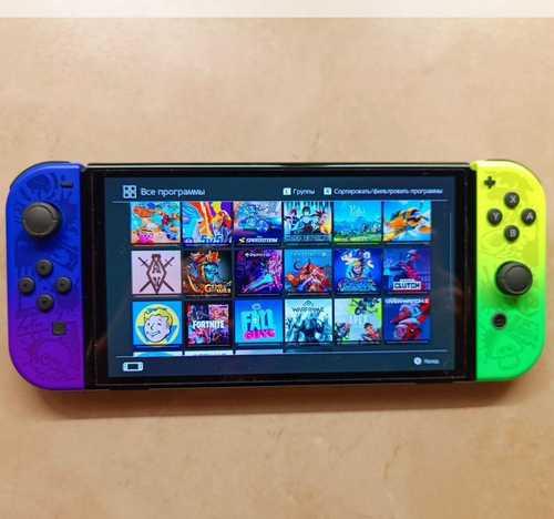 Nintendo switch oled Splatoon 3