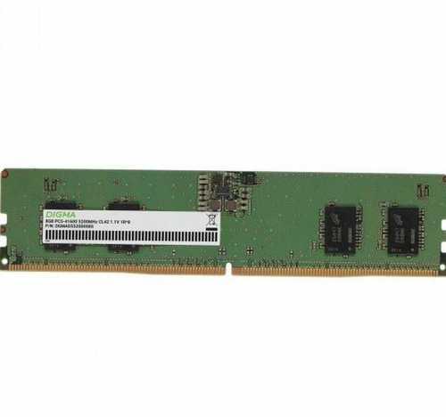 Digma dimm DDR5 8Gb dgmad55200008S 5200Mhz CL42 1.1В single rank