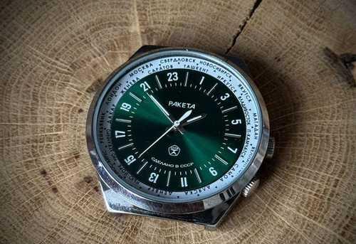 Ракета Зеленые Города - мужские наручные часы СССР