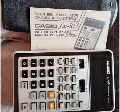 Калькулятор Casio fx-102 1976г. scientific calc