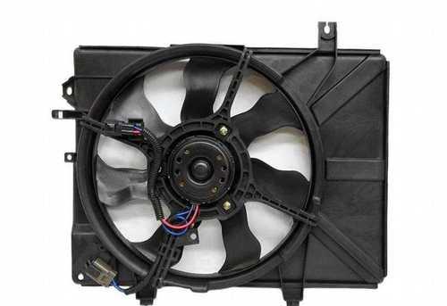 Getz Мотор+вентилятор радиатора охлаждения с корпу