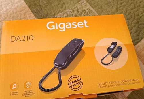 Проводной компактный телефон Gigaset Da210. Новый