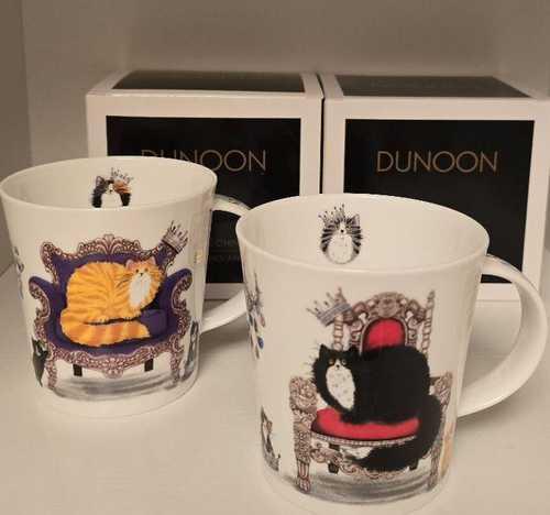 Кружки. Dunoon Королевские кошки. Коллекция. Новые