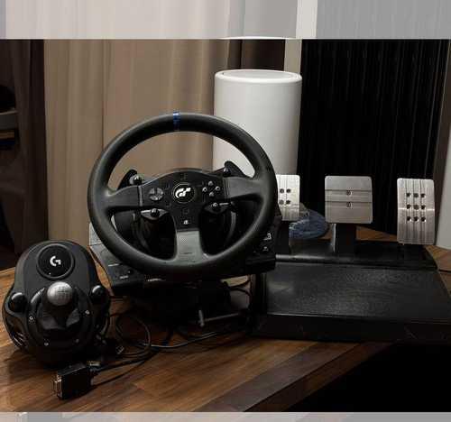 Игровой руль thrustmaster t300 rs с МКПП