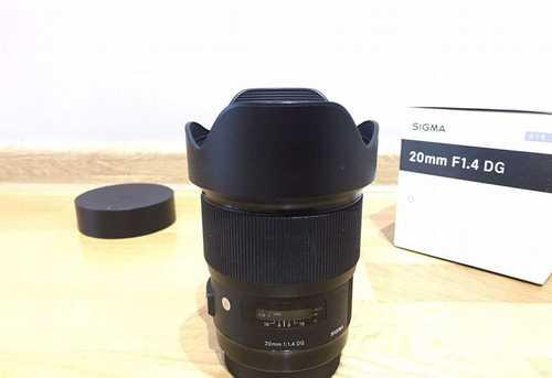 Sigma EF 20mm f1.4 HSM ART (Canon)