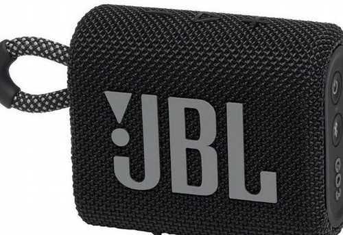 Новая портативная колонка JBL Go 3 Black (черная)