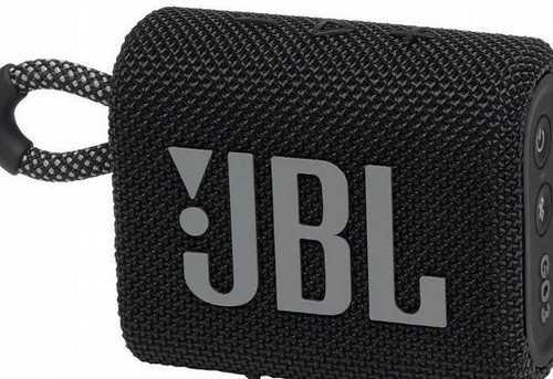 Новая портативная колонка JBL Go 3 Black (черная)