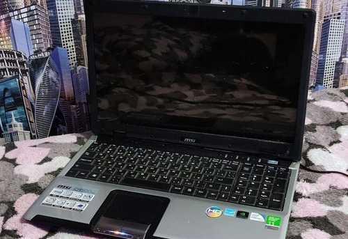 Ноутбук MSI CR500x на запчасти