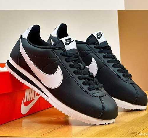 Nike Cortez Black Leather