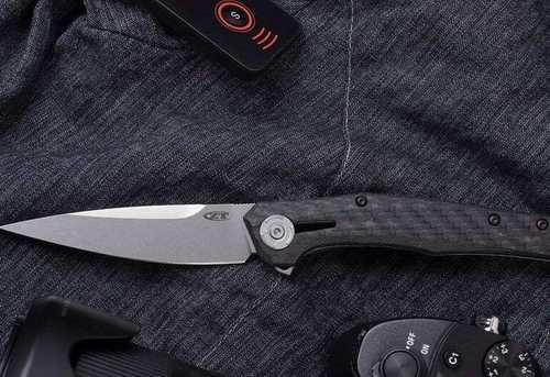 Складной нож ZT 0707 Stonewash сталь CPM-20CV