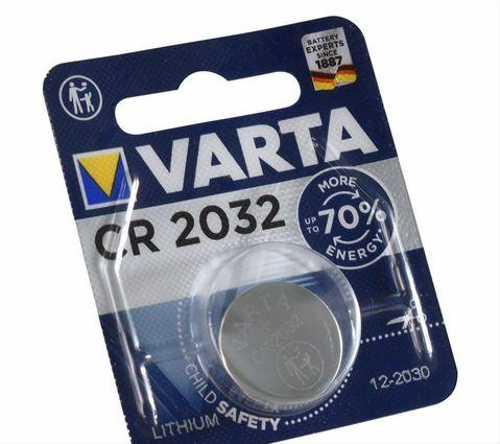 Батарейка varta electronics CR2032 BL1 - (блистер