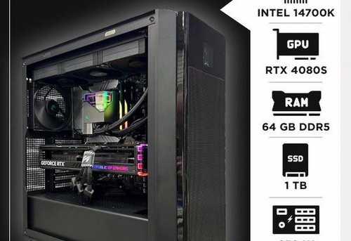 Игровой пк RTX 4080 Super / i7-14700K / DDR5 64GB