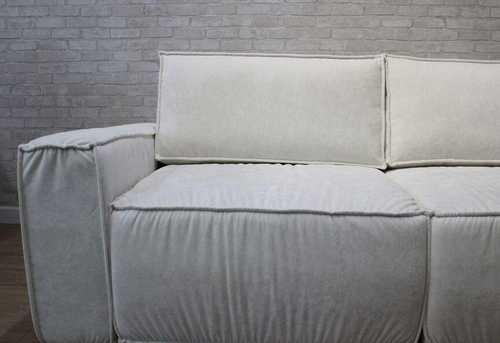 Прямой раскладной мягкий диван