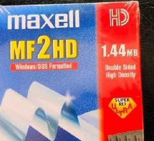 Флоппи-диски (дискеты) Maxell MF2HD (10шт)