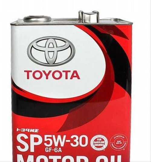 Масло моторное toyota 5W-30 SP GF-6A
