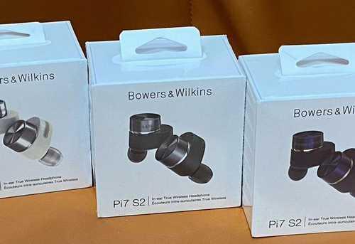 Наушники Bowers&Wilkins Pi7 S2 черные/синие/белые