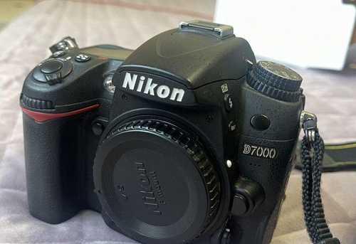 Зеркальный фотоаппарат nikon d7000 с объективом