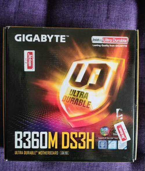 Материнская плата Gigabyte B360M DS3H