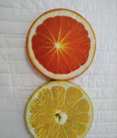 Подушка для сидения. Апельсин, Лимон