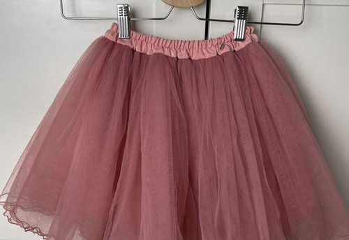 Нарядная фатиновая юбка для девочки р.128-134