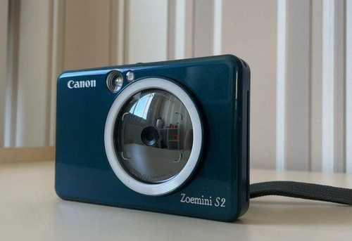 Canon компактный фотоаппарат Zoemini S2 бирюзовый