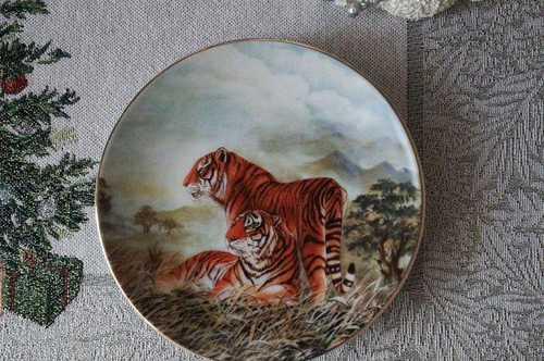 Декоративная тарелка Lefard "Тигры"