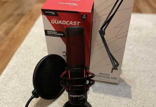 Комплект микрофон Hyperx Quadcast + пантограф