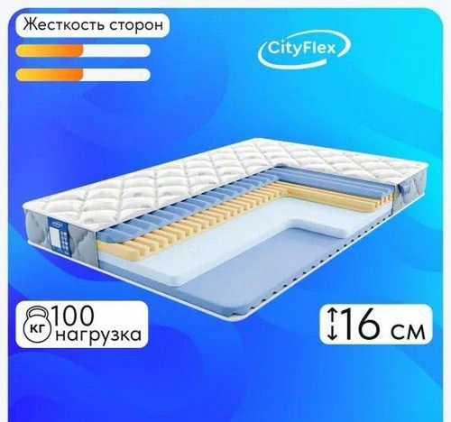 Матрас CityFlex Elastic, беспружинный, 90х200 см