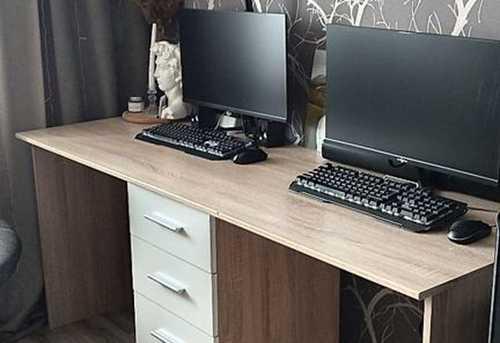 Письменный / компьютерный стол двойной