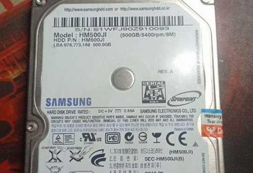 Жесткий диск Samsung Spinpoint M7 500 Гб (HM500JI)
