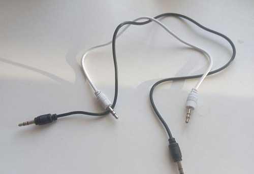 Аудио кабель mini jack 3.5 male-male (папа-папа)