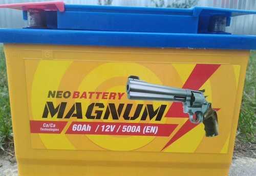Акб 60 Ач с пистолетом Magnum