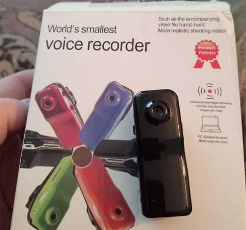 Мини камера voice recorder mini dv