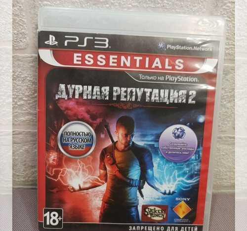 Игра для PS3,Дурная репутация 2"