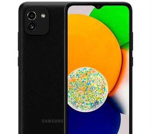 Новый Samsung Galaxy A03 4/64 Гб Черный