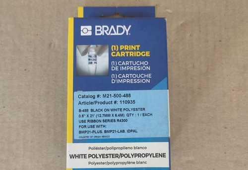 Brd110935 Brady M21-500-488 лента 12.7mm/6.4m