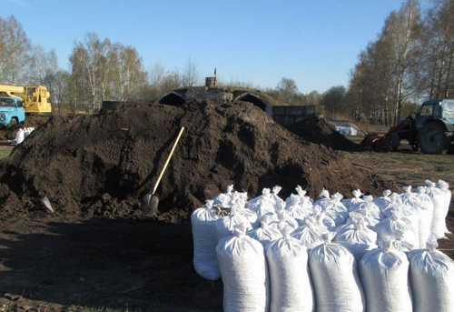 Плодородный грунт для грядок и парников в мешках