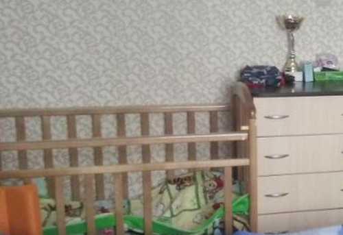 Детская кровать-качалка с матросом