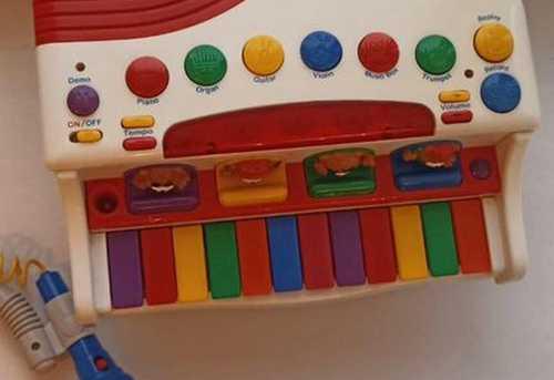 Пианино детское с микрофоном